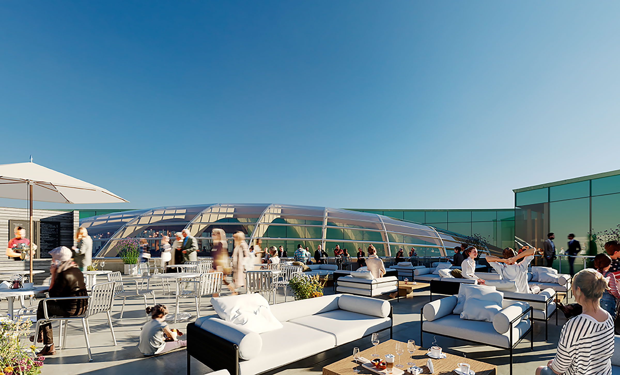 Nu byggs restaurang med stor takterrass i Slussen