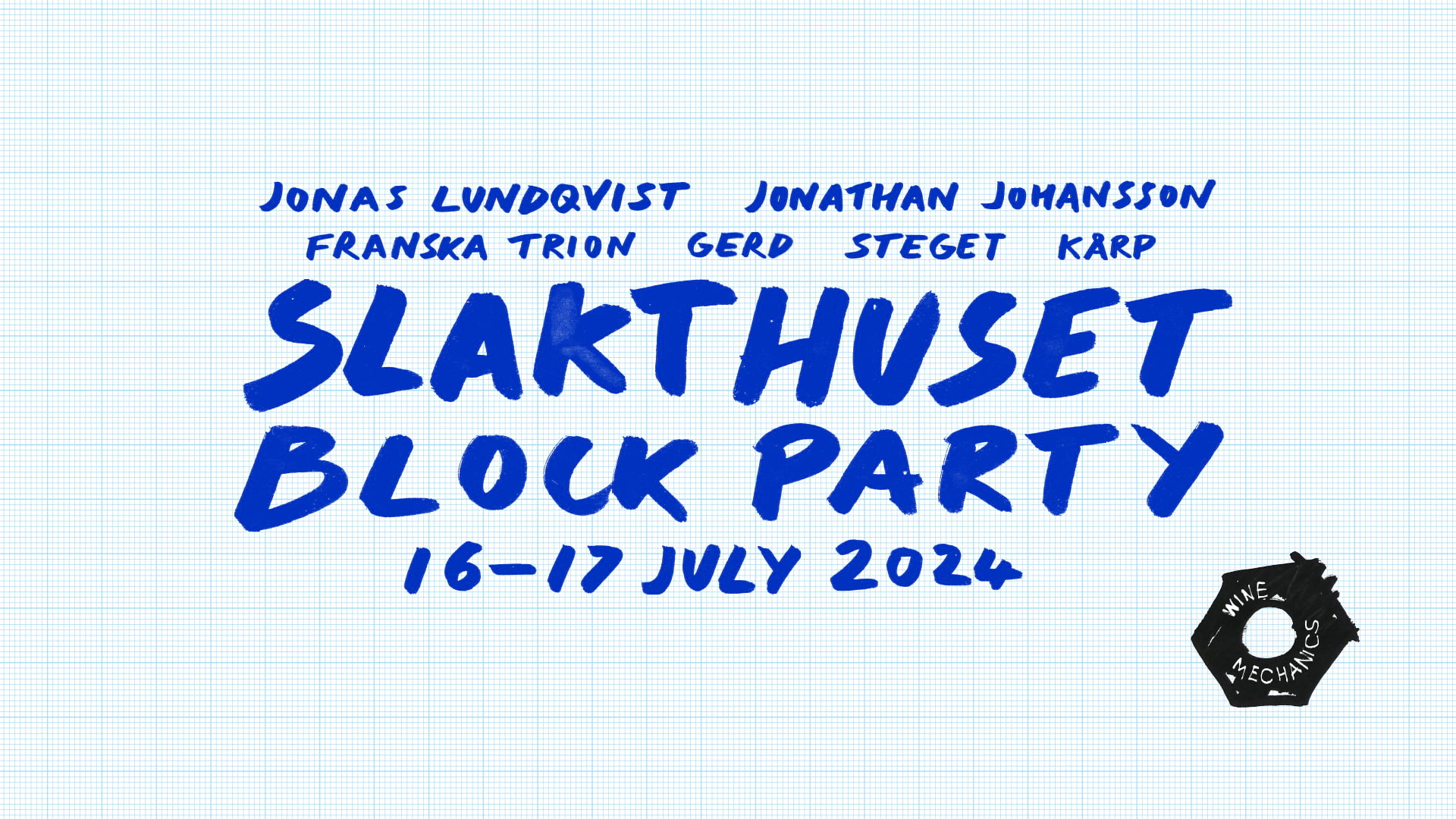 Mat, dryck och musik på Slakthuset Block Party 2024