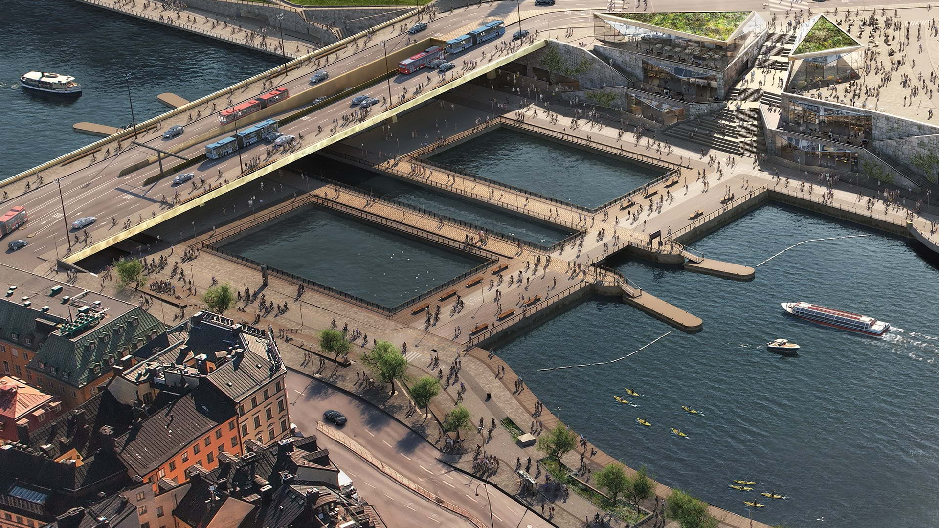 Nya Slussen - Från byggarbetsplats till restaurangscen | Thatsup