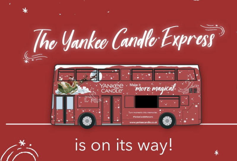 Yankee Candle Christmas bus brings free gifts and hot chocolate to ...