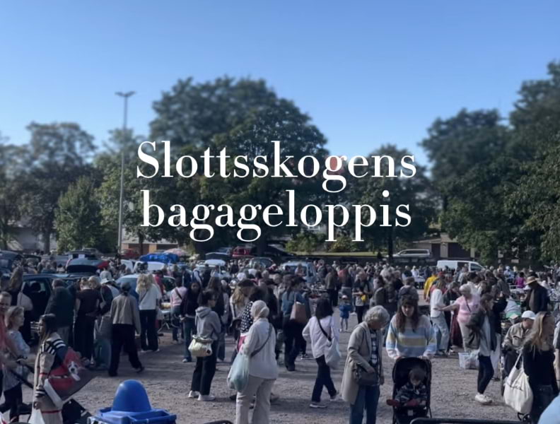 Slottsskogens bagageloppis – Thatsup