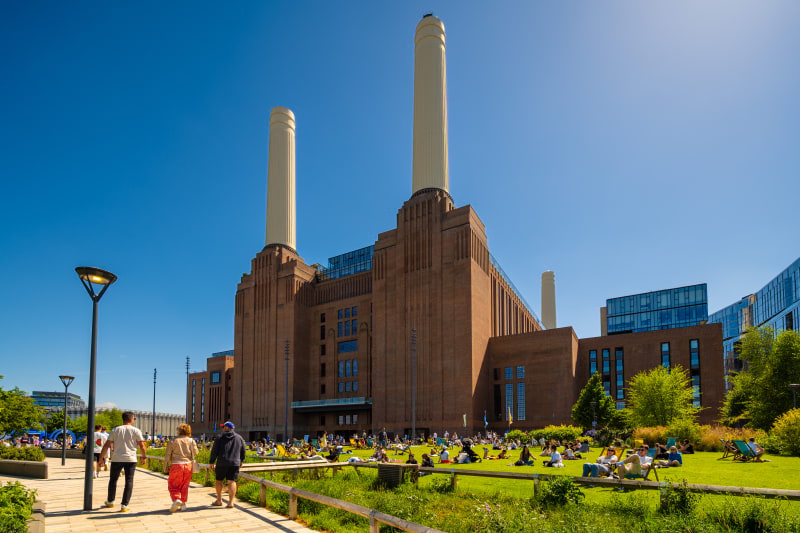 Enjoy open-air gigs beneath the iconic Battersea Power Station