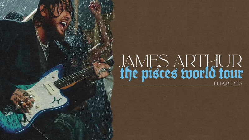 James Arthur till Stockholm med The Pisces World Tour