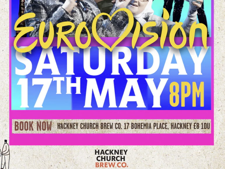 Celebrate Eurovision 2025 at Hackney Church Brew Co.
