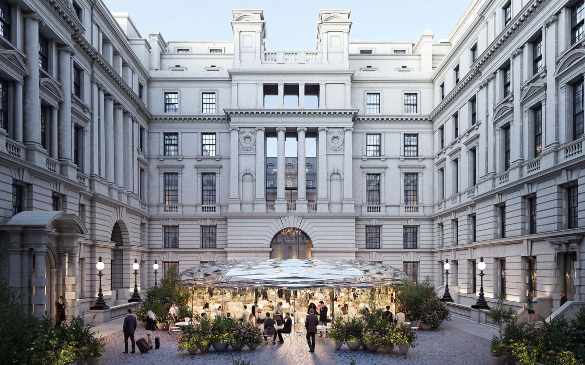 Here's where to eat and drink at fancy new foodie hotel Raffles London