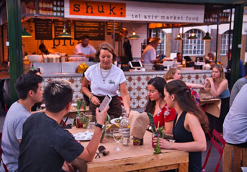 Shuk; – Middle Eastern restaurant – Southwark, London