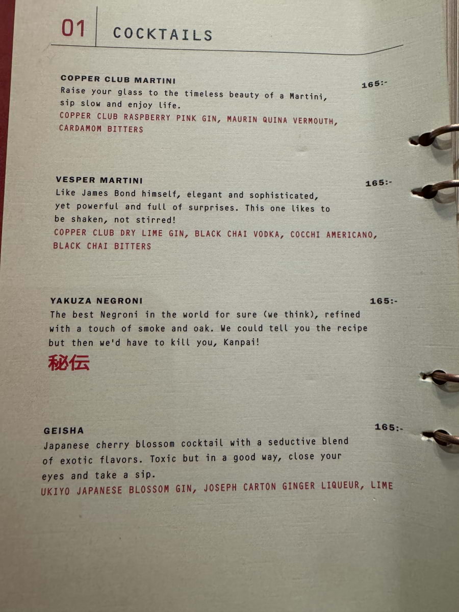 Copper Club Distillery & Asian Bistro – Bar – Hammarby sjöstad, Stockholm