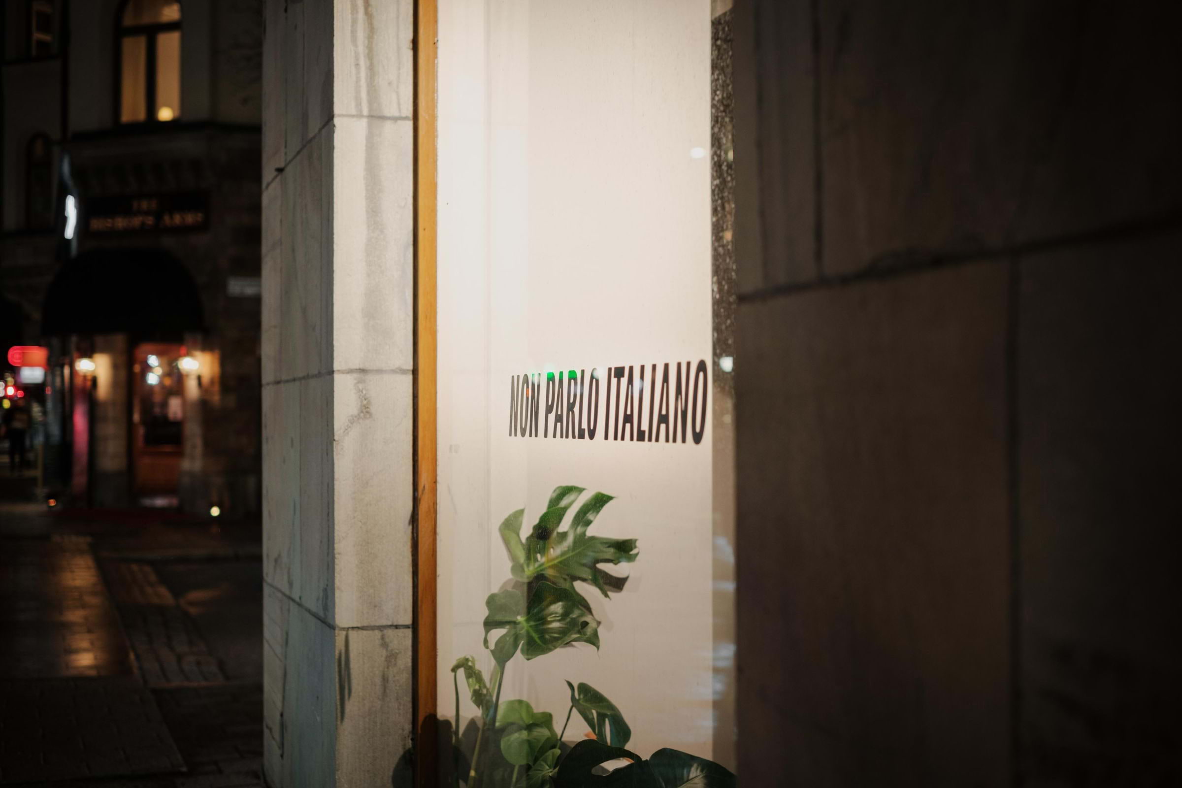 Non Parlo Italiano – Italiensk restaurang – Vasastan, Stockholm