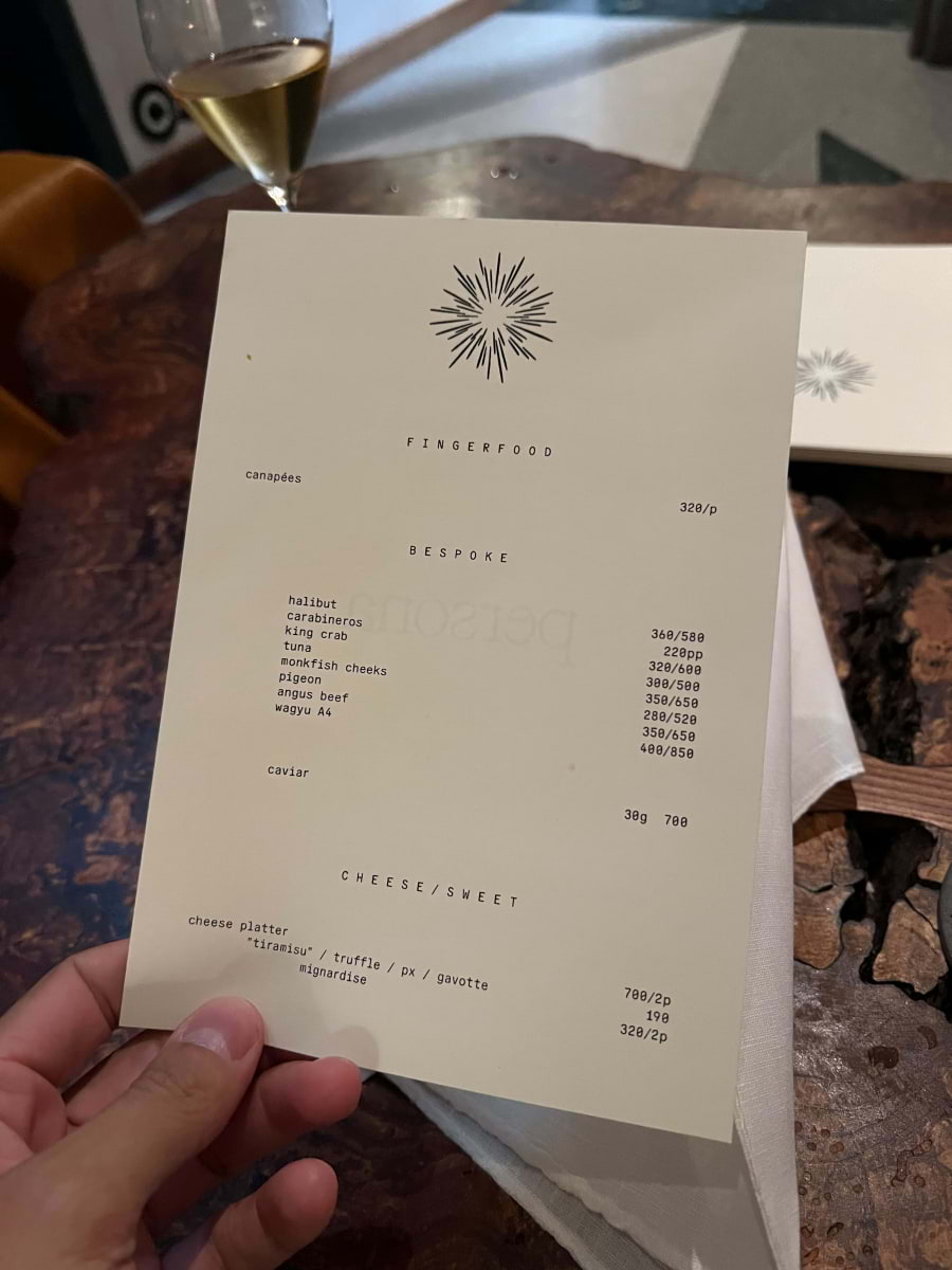 Restaurant Persona – Lyxrestaurang på Östermalm, Stockholm