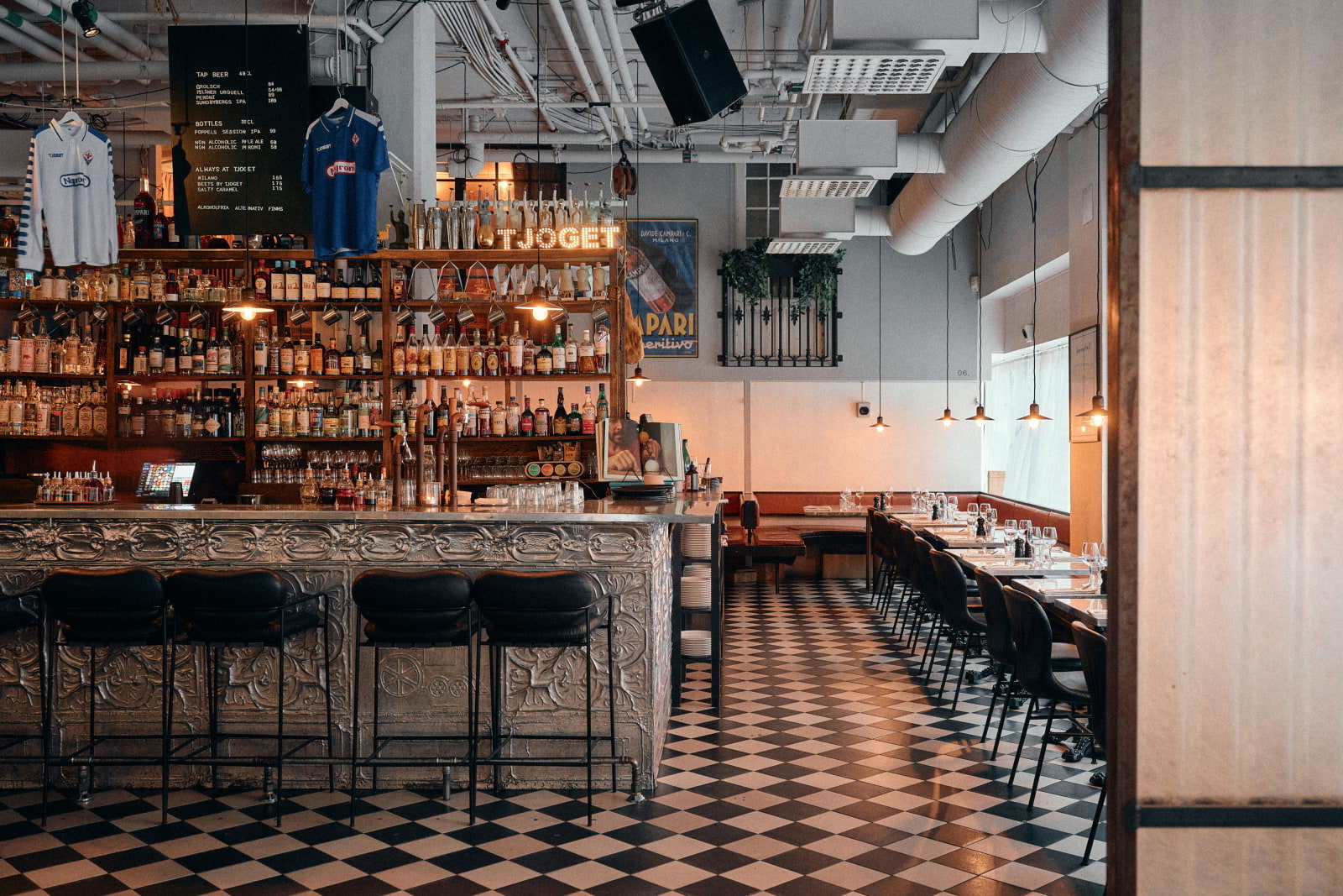 Tjoget – restaurang och cocktailbar i Hornstull, Södermalm